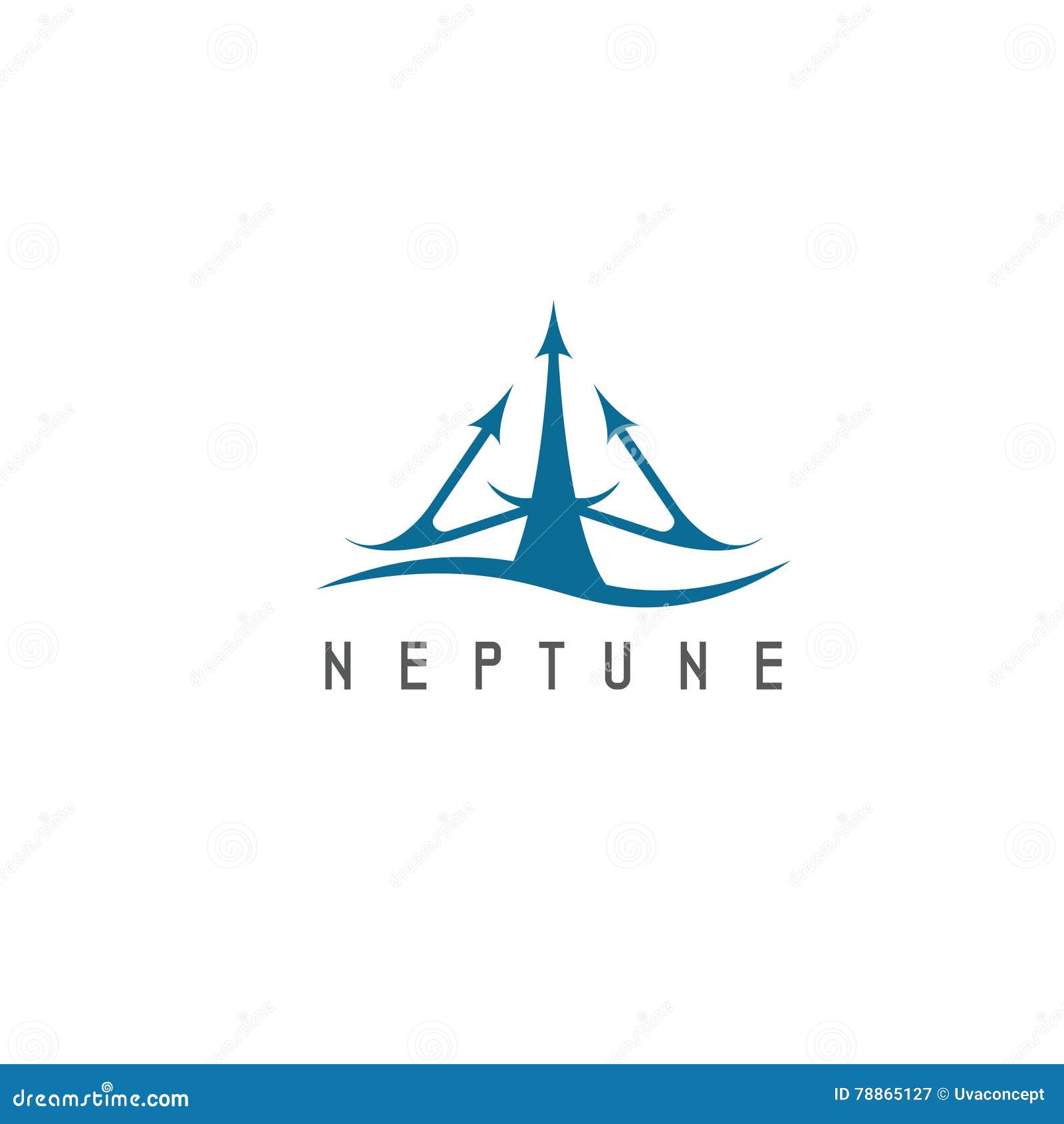 Vector Illustration of Abstract Icon Neptune Stock Vector ...