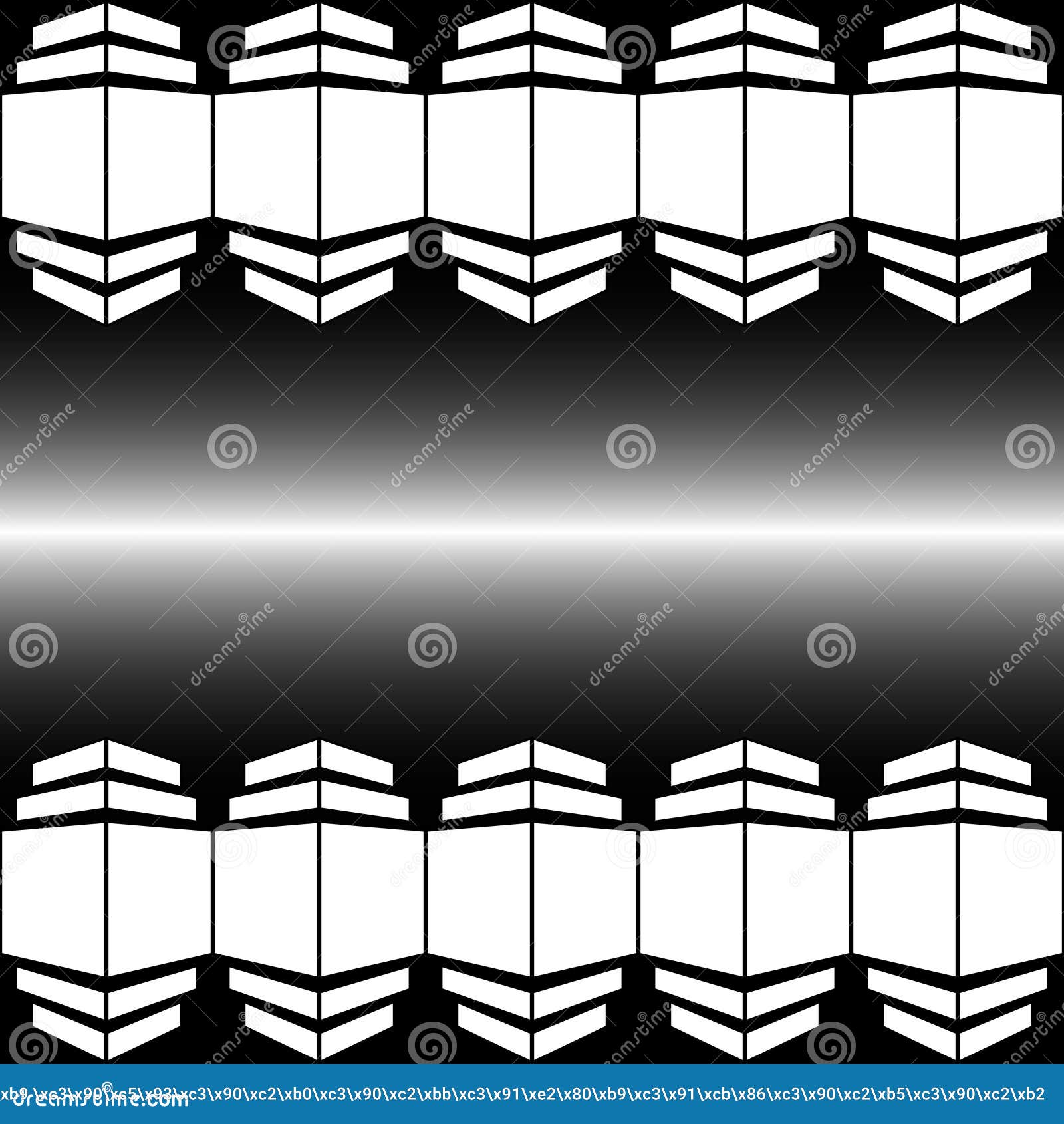 Vector Illustration Abstract Image of Geometric Shapes of White Color ...