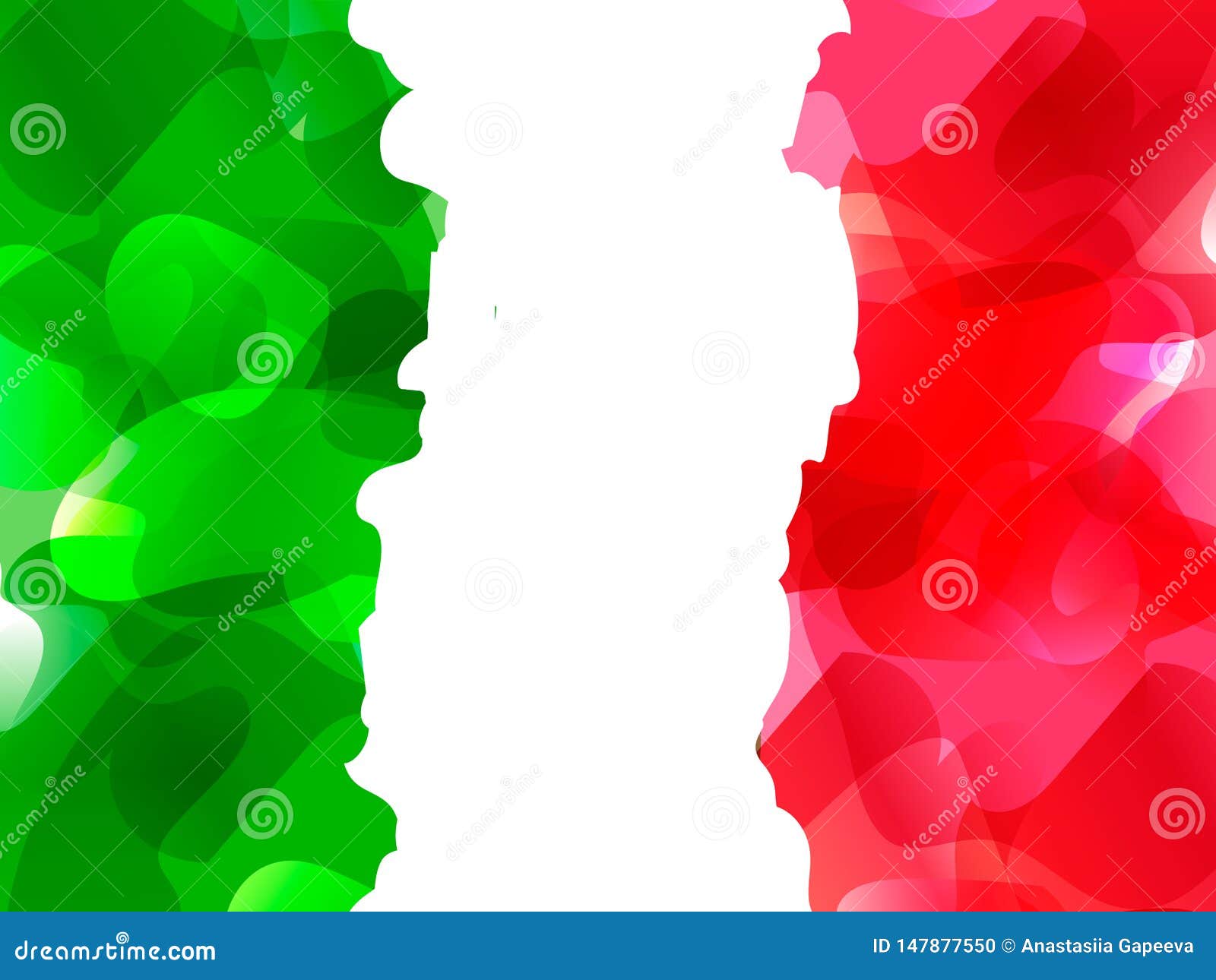 Vector Illustration with Abstract Italian Flag Stock Vector ...