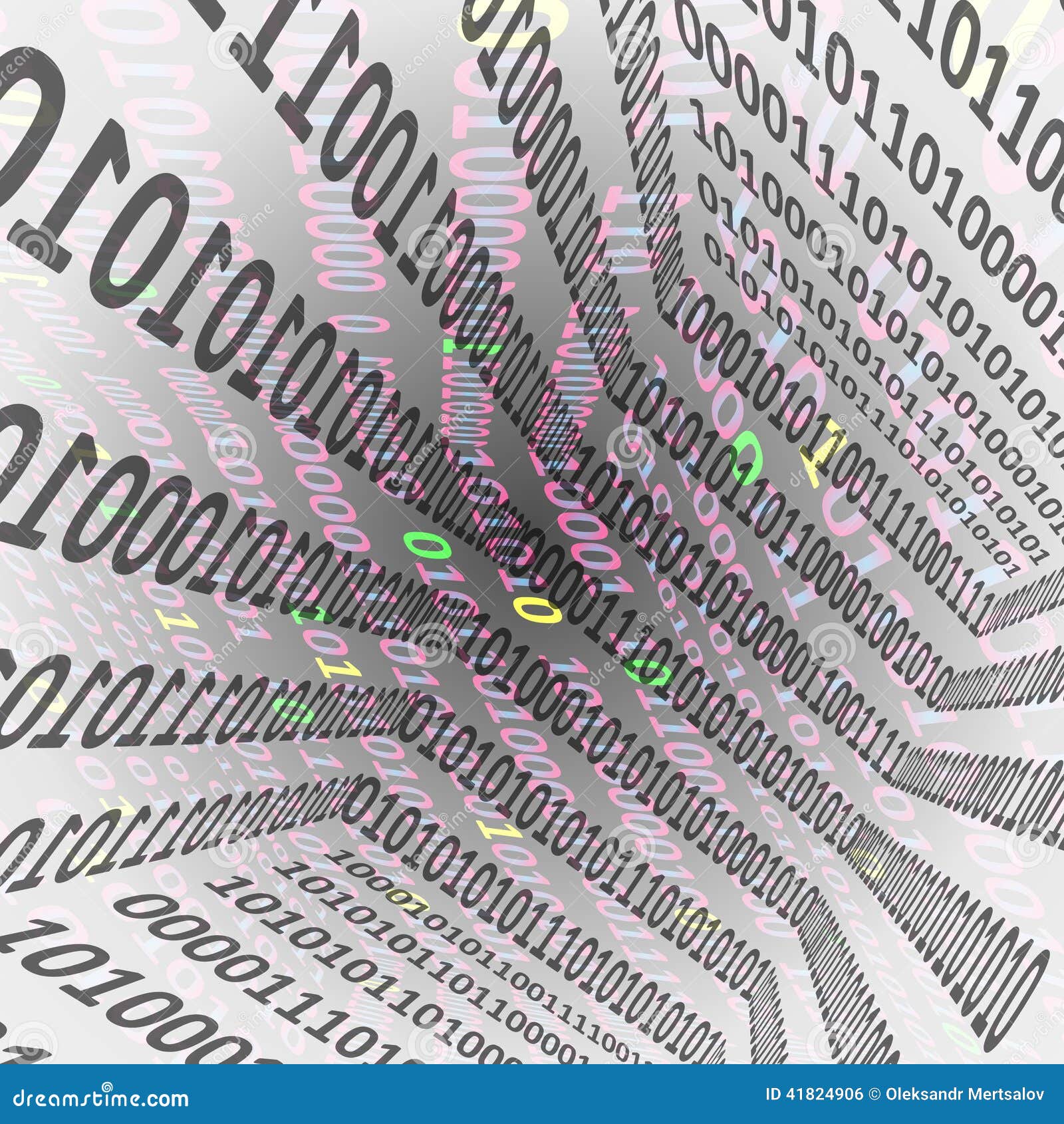 Vector Illustration Abstract Matrix Background Stock Illustration ...