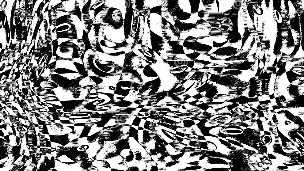 Abstract Modern Black and White Background with Irregular Pattern ...