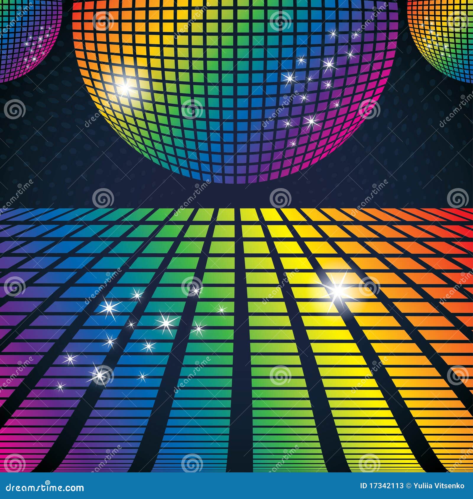 Vector Illustration of Abstract Party Background Stock Vector ...