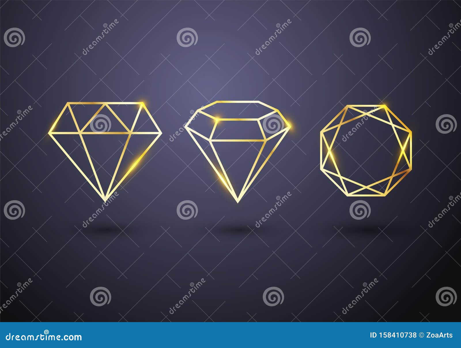 Diamond Shape Vector Free Download