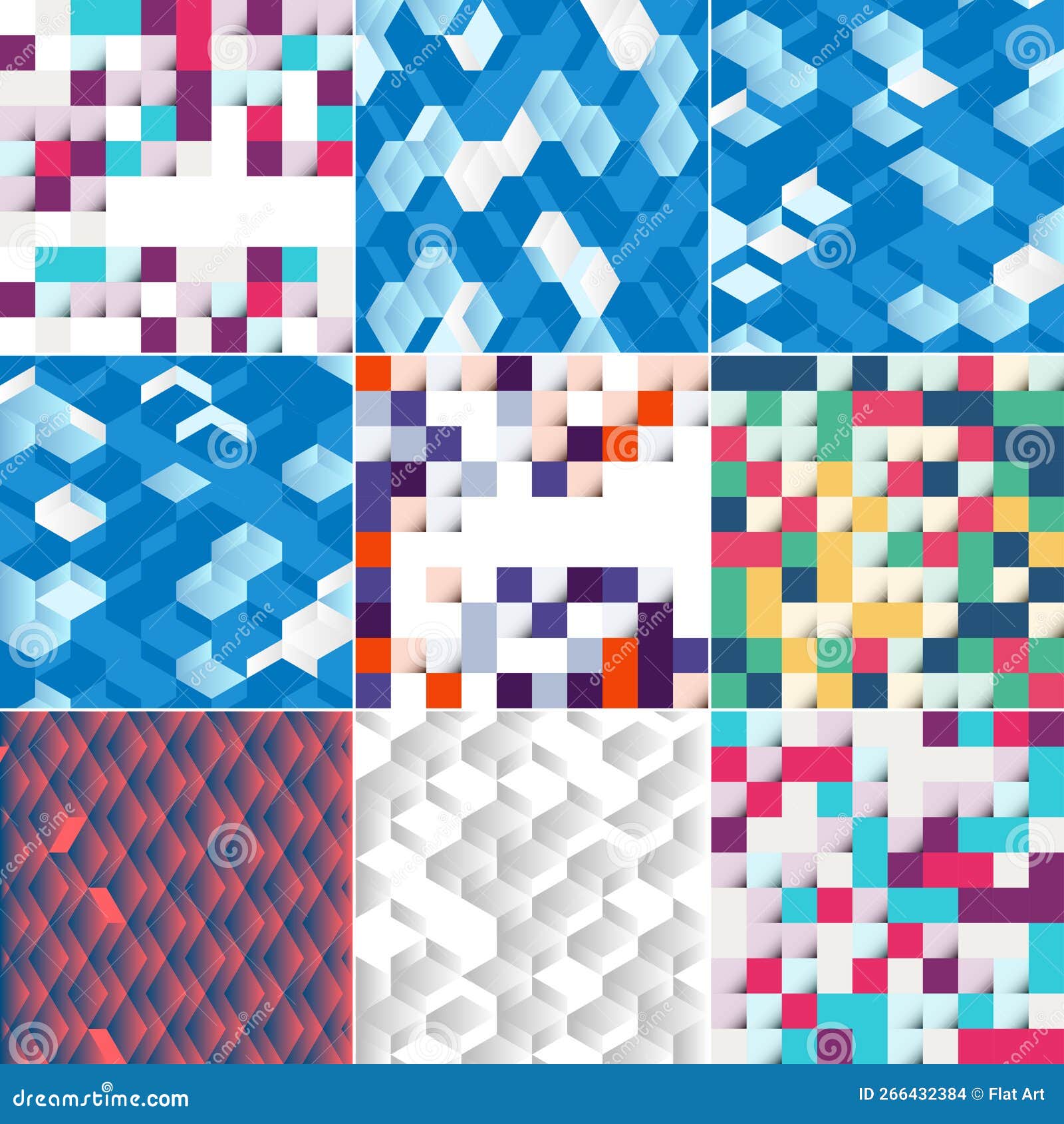 Vector Illustration of Abstract Squares Suitable As a Background Design ...