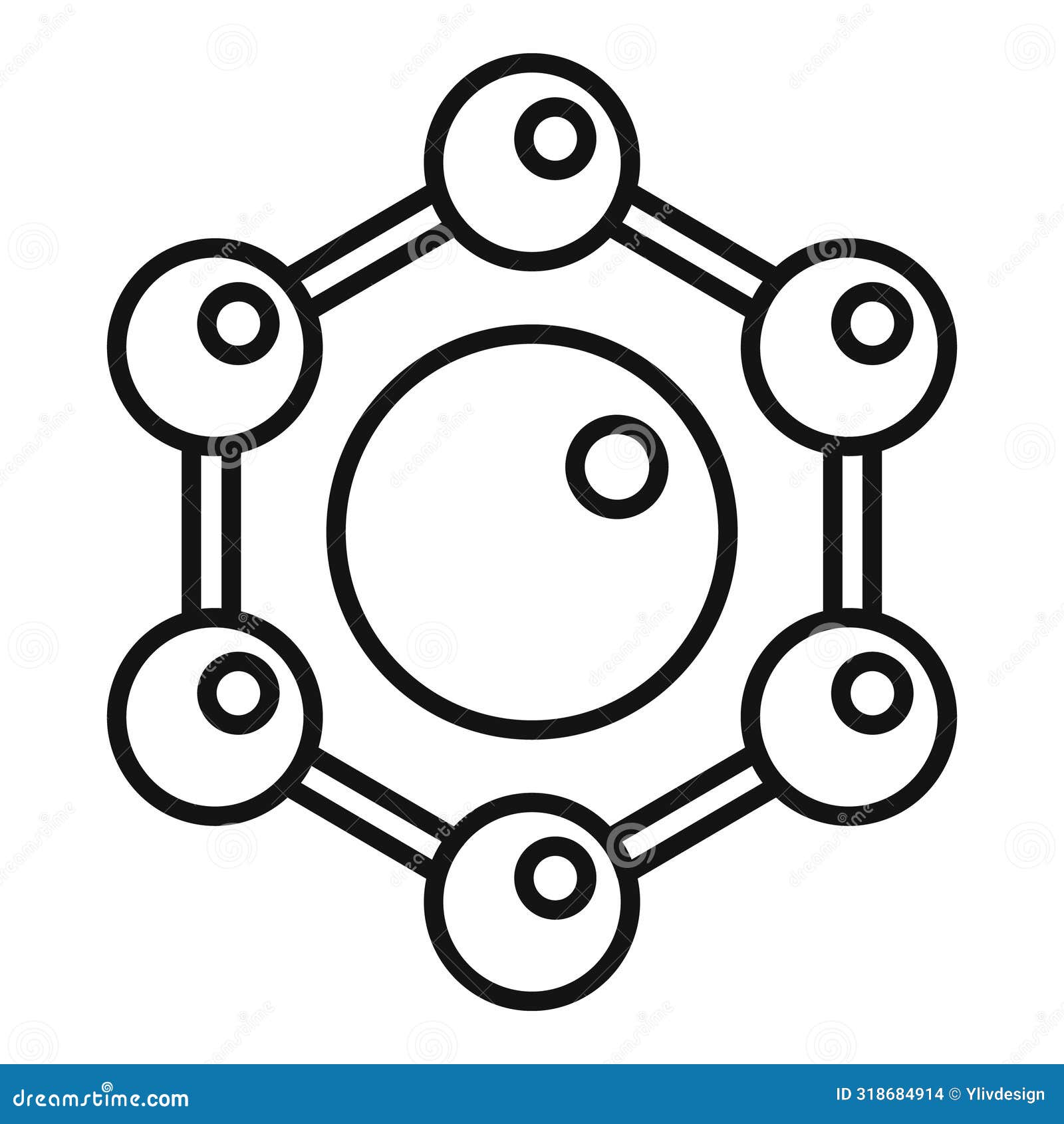 Vector Illustration of Abstract Technology Icon Stock Vector ...