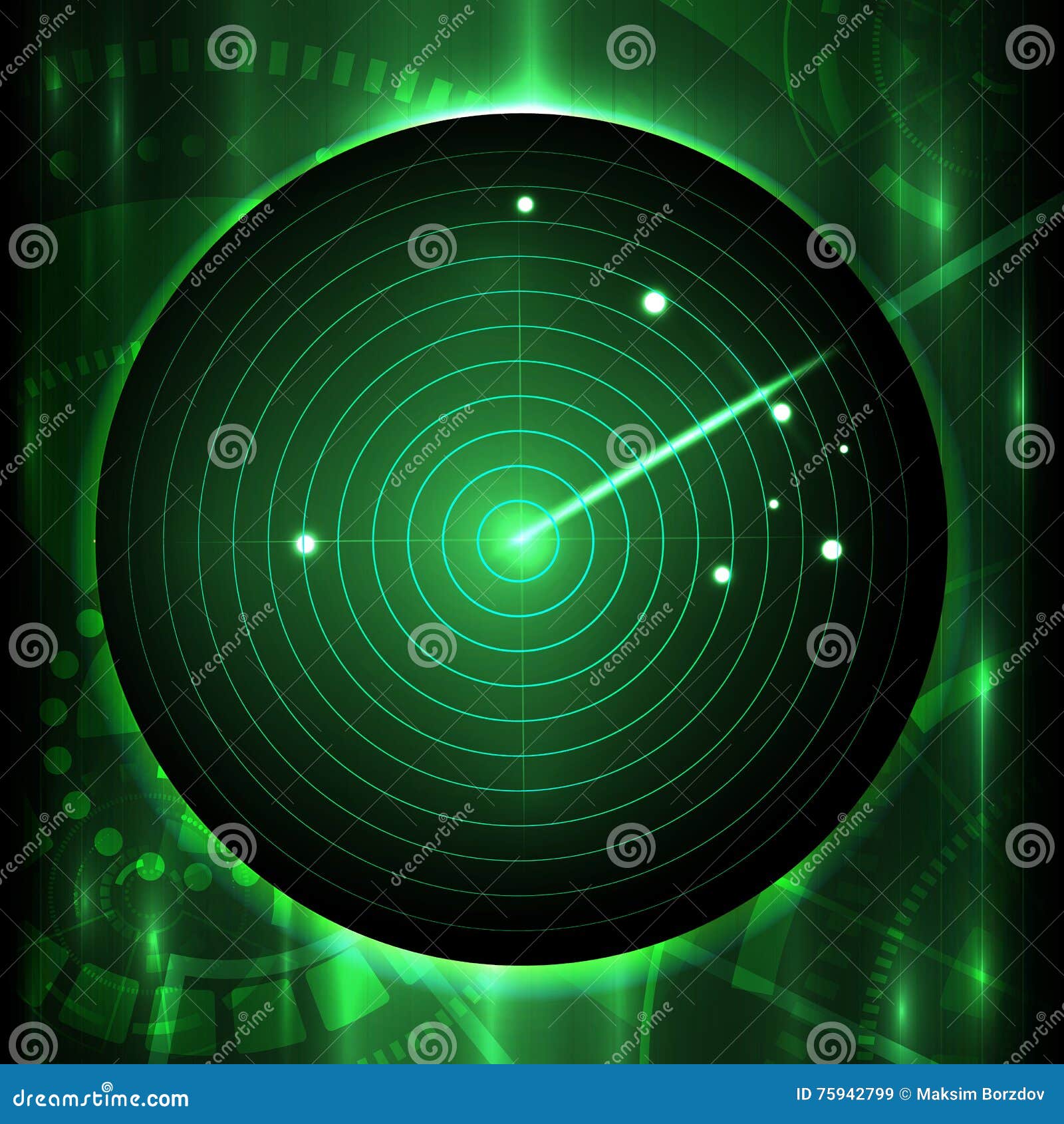 Abstract Radar Chart Infographics Vector Illustration | CartoonDealer ...