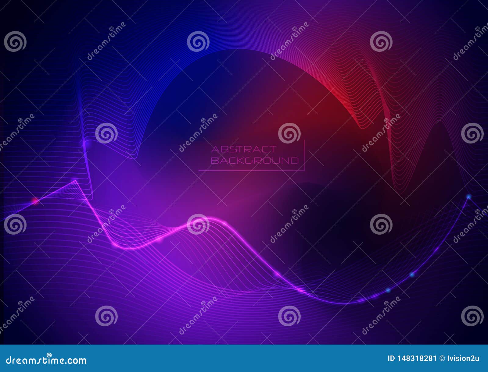Dynamic Minimal Wave Line Composition Design In A4 Size, Layout For ...