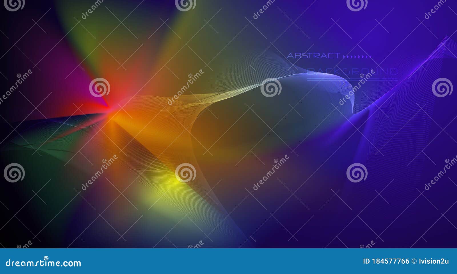 Dynamic Minimal Wave Line Composition Design In A4 Size, Layout For ...