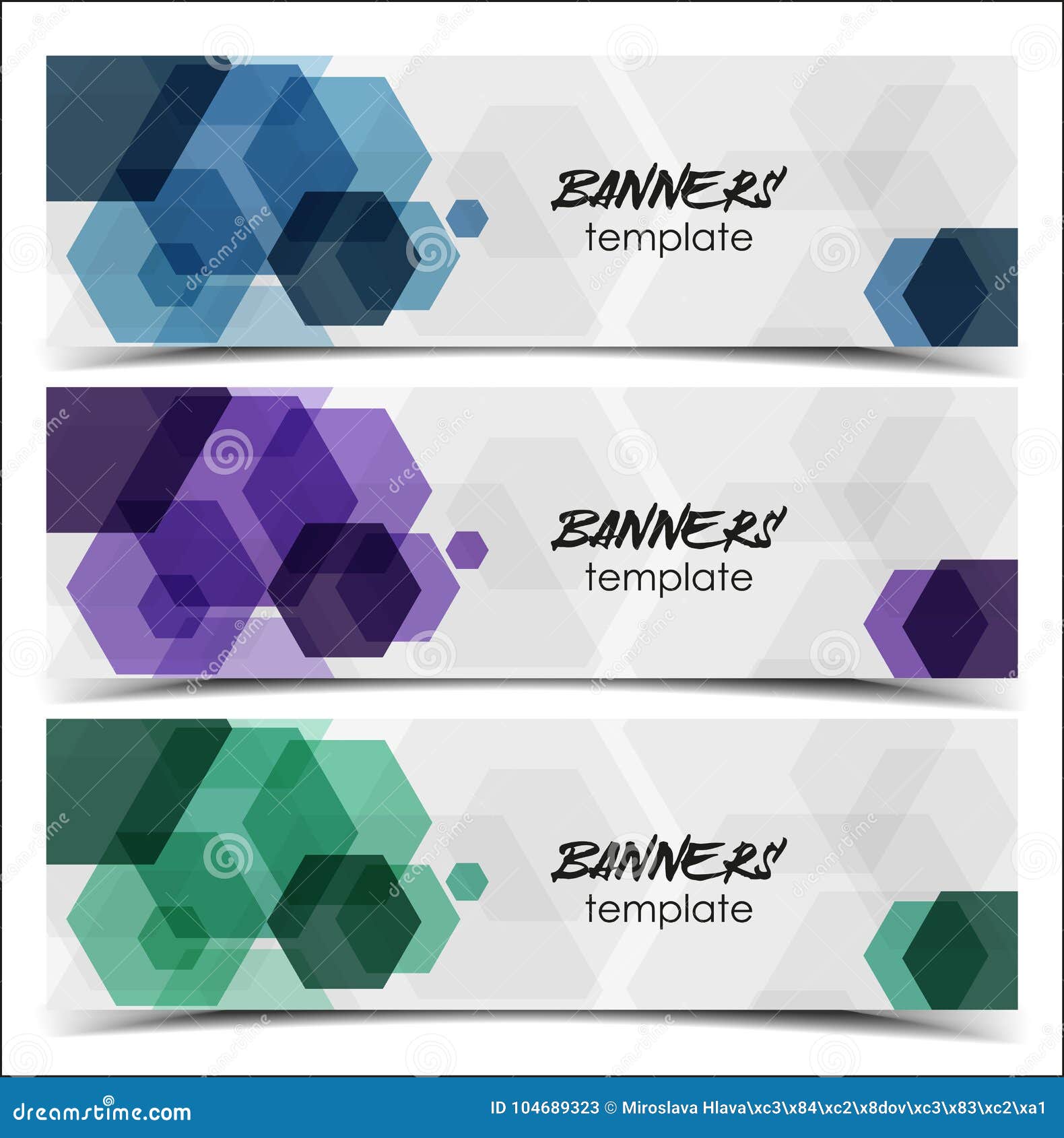 Abstract web banner stock vector. Illustration of banner - 104689323