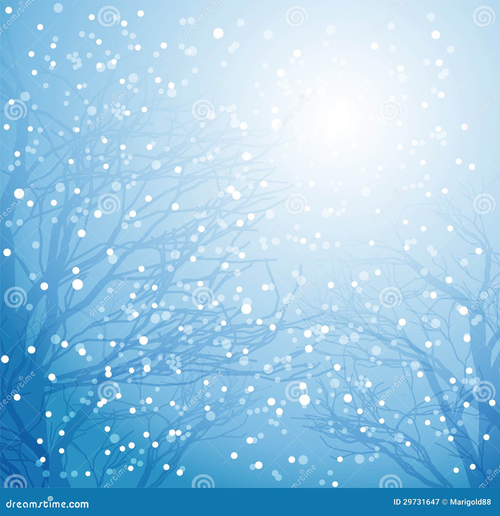 Abstract winter background stock vector. Illustration of scene - 29731647