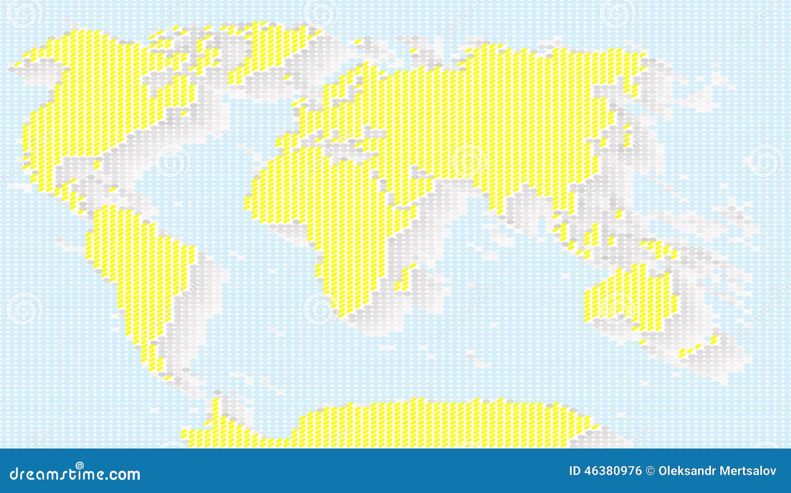 Vector Illustration Abstract World Map Background Stock Illustration ...