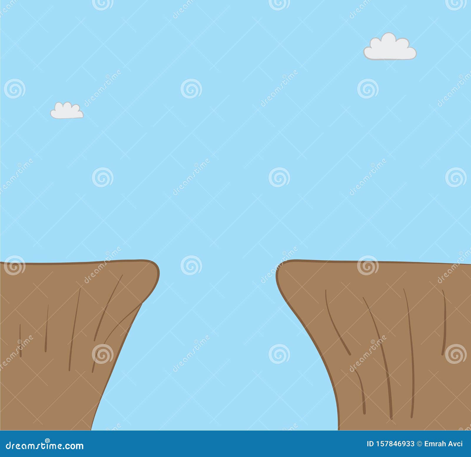 Vector Illustration Abyss. Hand Drawn Stock Vector - Illustration of ...