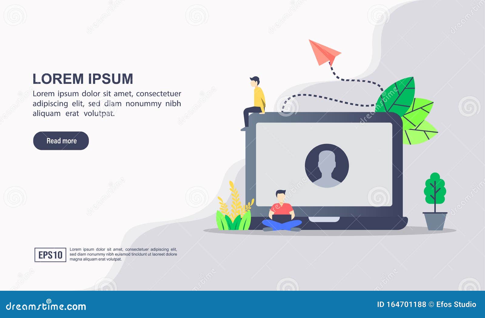 Vector Illustration of Account & Profile Account or Software Solution ...