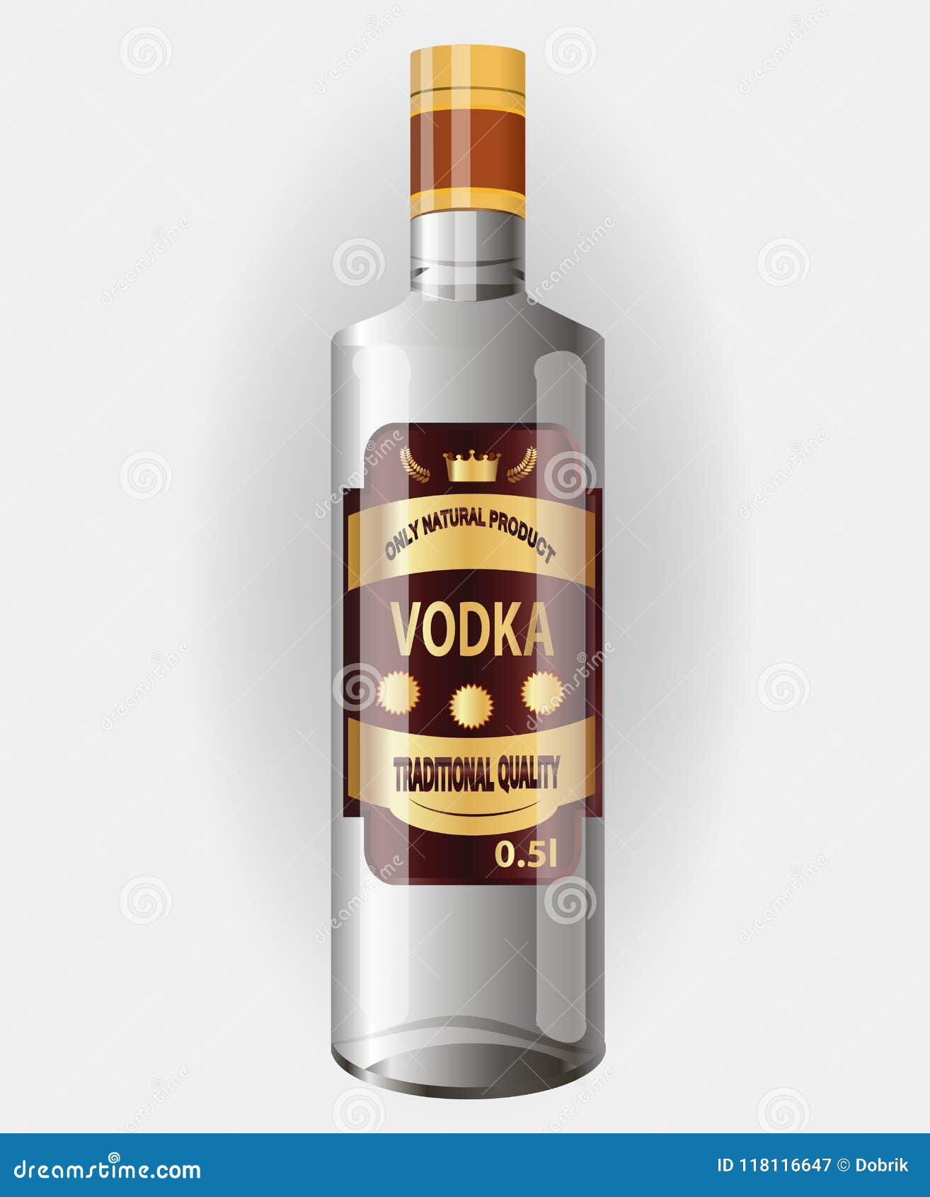Absolut Vodka Bottle Vector