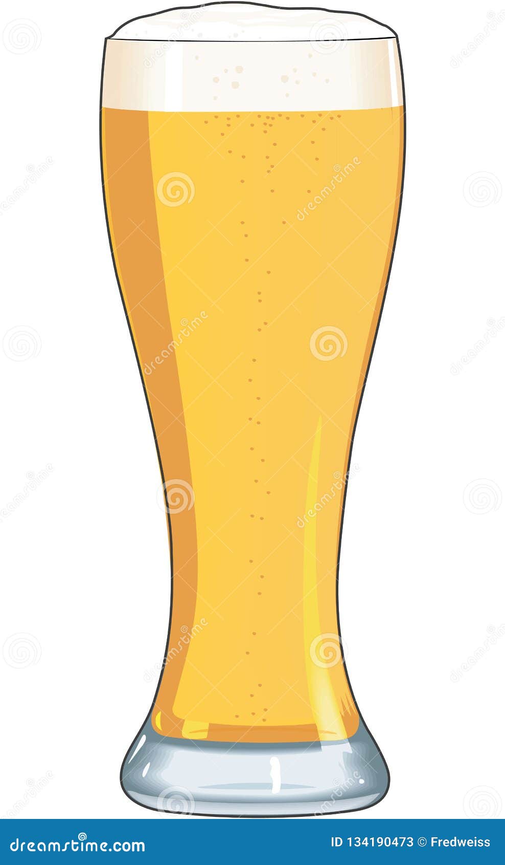 American Lager Vector Illustration Stock Vector - Illustration of drink ...