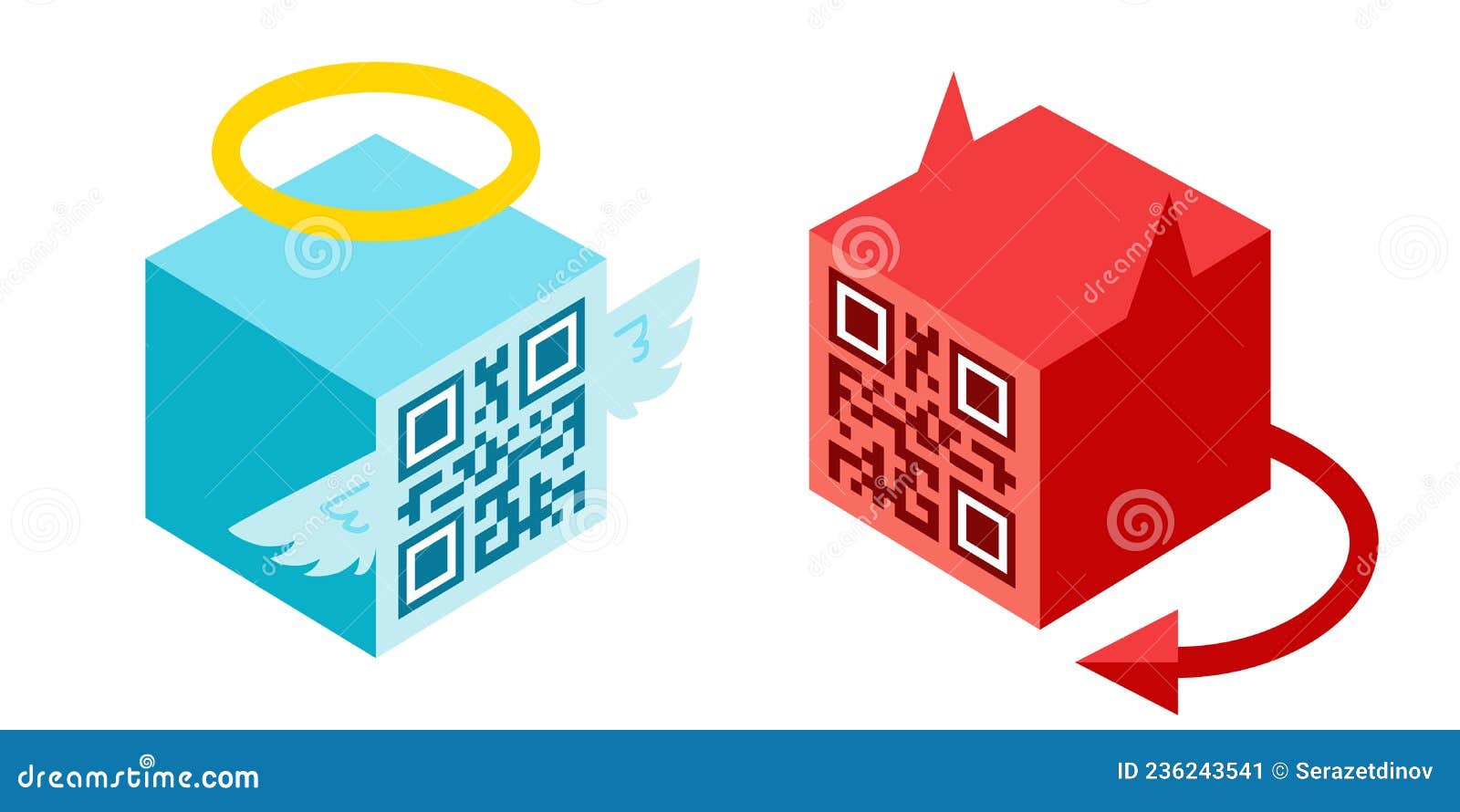 Devil Code Bar Royalty-Free Stock Photo | CartoonDealer.com #6801699