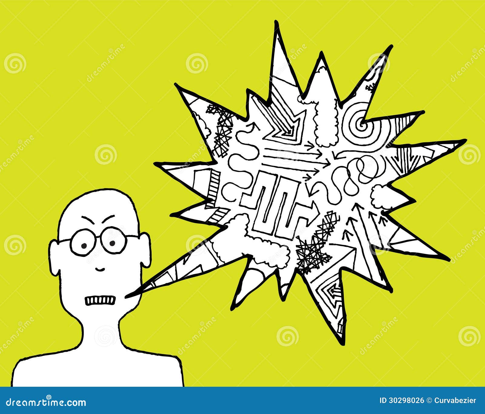 Angry Cartoon Man Complaining Stock Vector - Illustration of arrow ... Angry Cartoon Man Complaining Stock Vector - Illustration of arrow ...