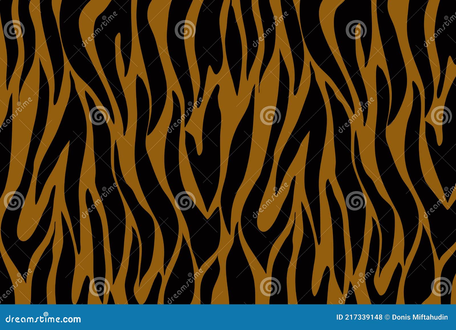 Tiger Pattern Illustration stock vector. Illustration of africa - 217339148