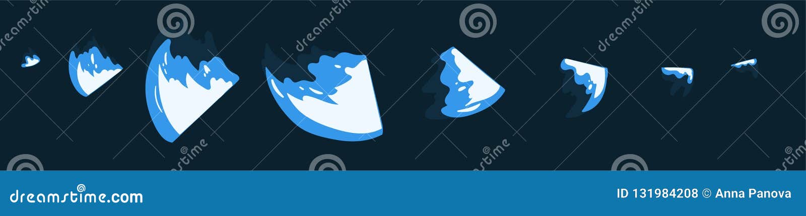 Animation of Light from Being Hit by a Sword or Other Object Stock ...