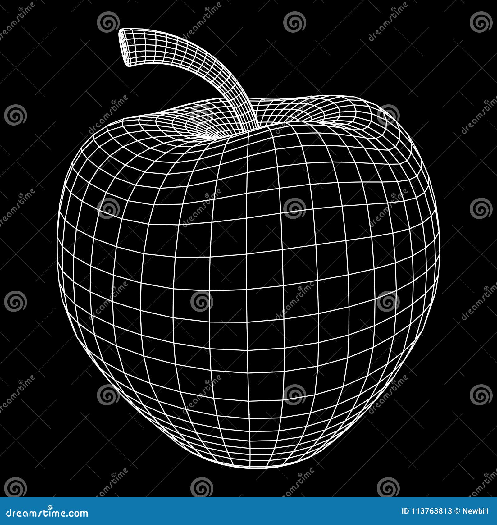 Vector Illustration of Apple Stock Vector - Illustration of health ...