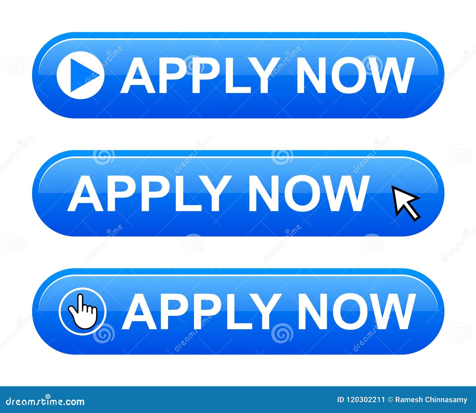 Apply now button stock vector. Illustration of colors - 120302211