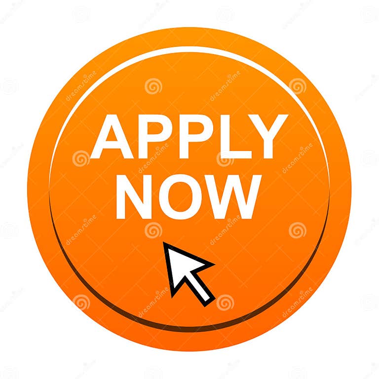 Apply now button stock vector. Illustration of colorful - 120506501