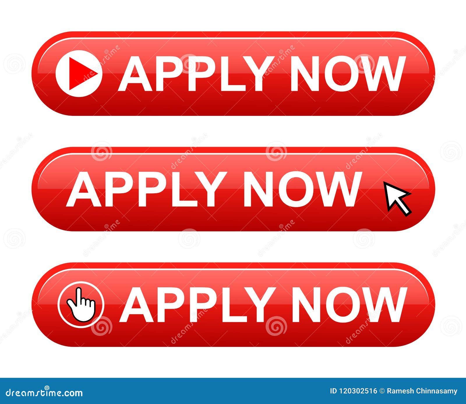 Apply now button stock vector. Illustration of business - 120302516