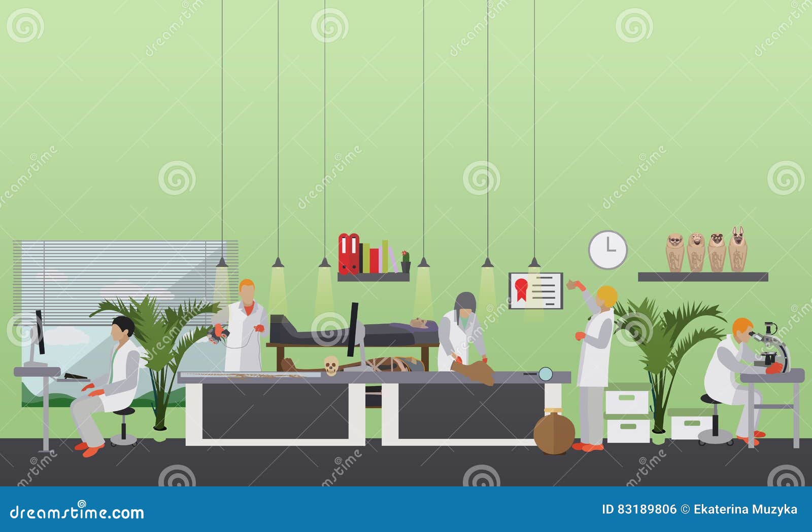 Laboratory People Commitment Teamwork Together Outline Logo Vector ...