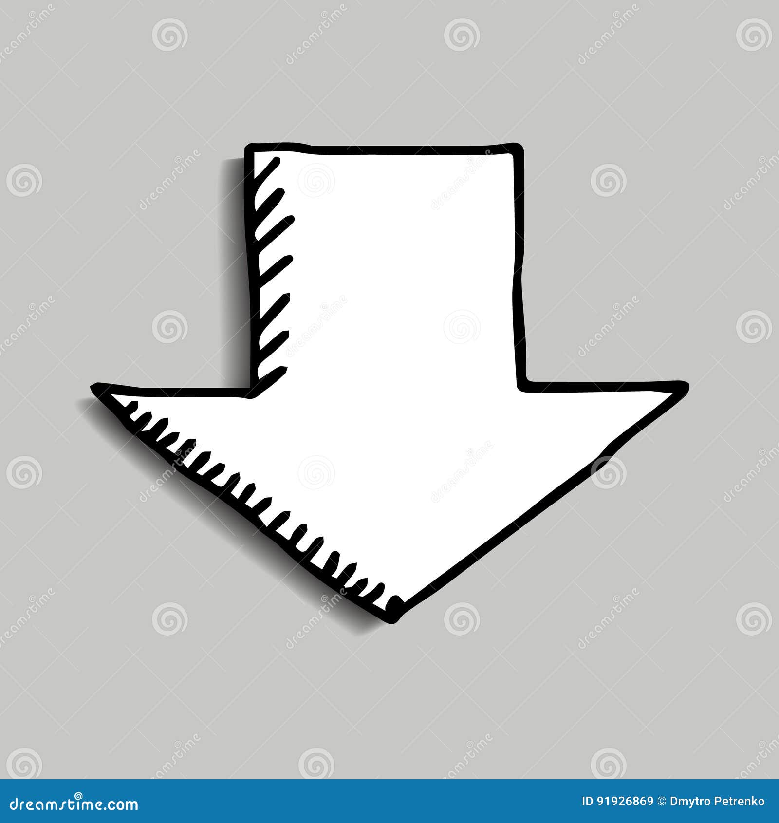 Vector Illustration of Arrow Stock Vector - Illustration of cursor ...