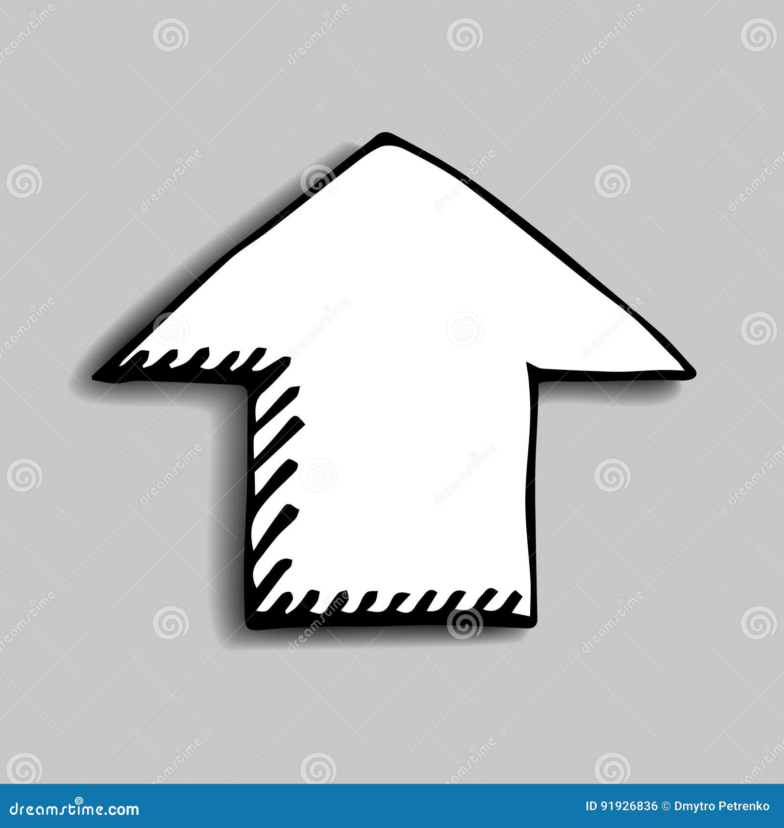 Vector Illustration of Arrow Stock Vector - Illustration of interface ...