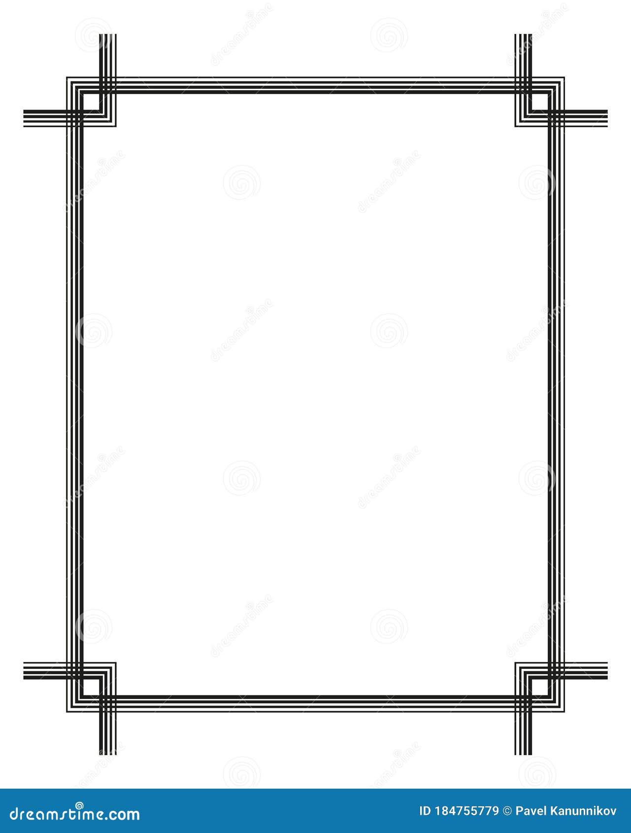Simple Art Deco Border