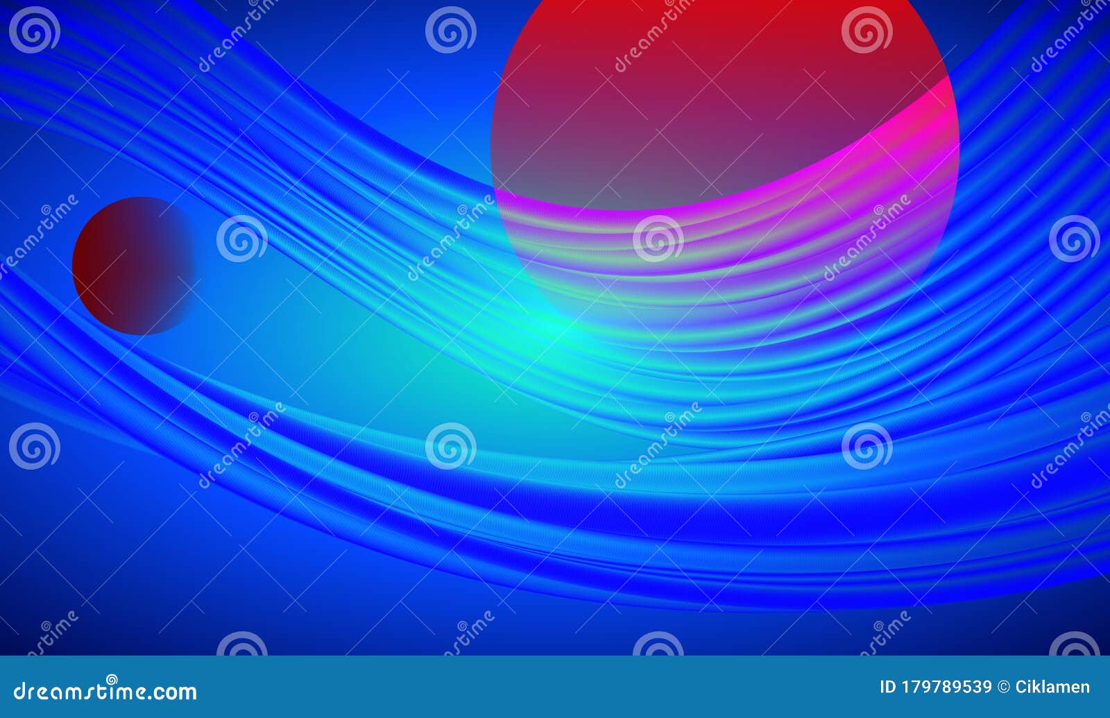 Futuristic Gradient Blue Background Stock Vector - Illustration of ...