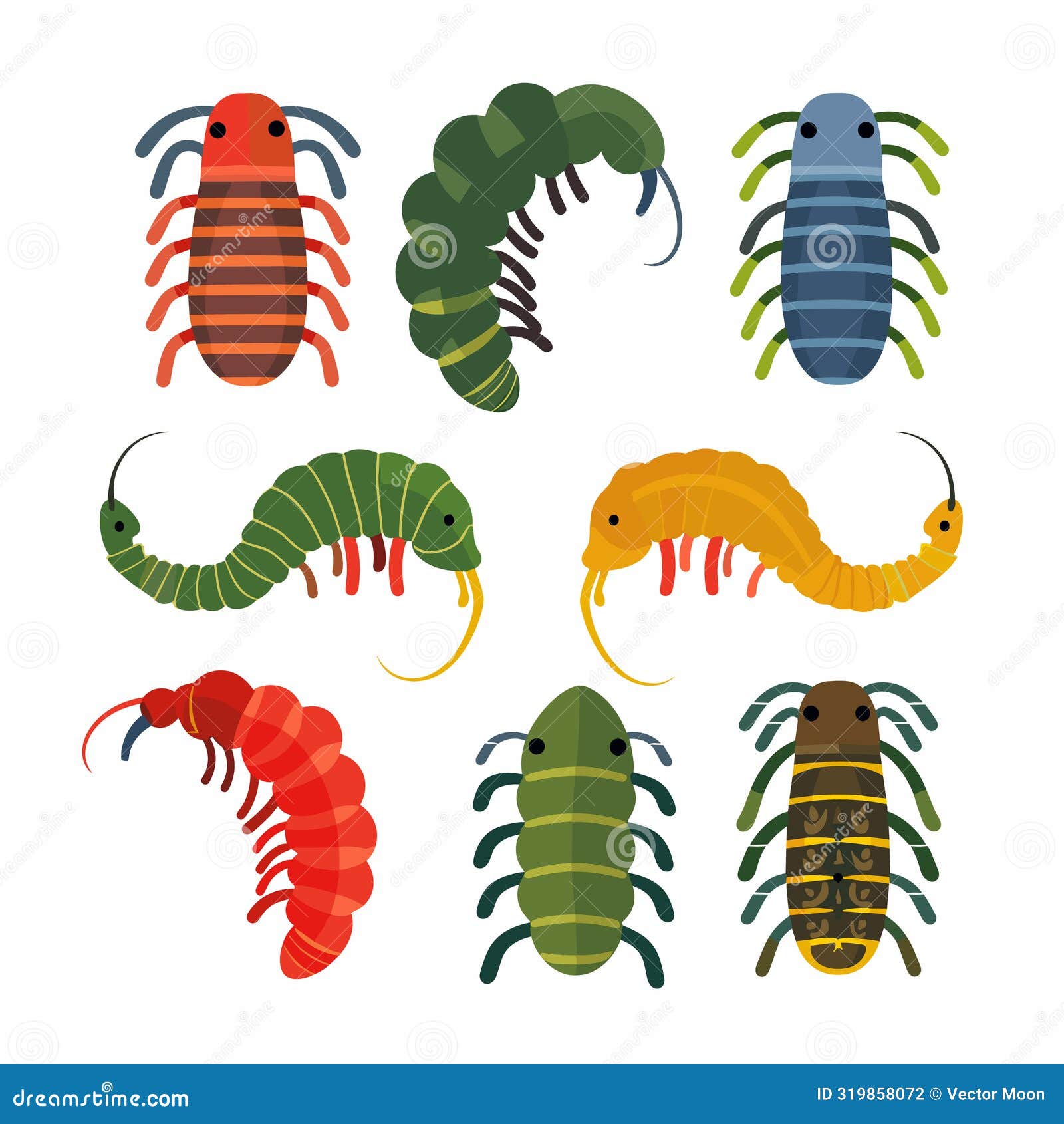 Bugs Insects Hand Drawn Banner. Pest Control Concept. Entomology Poster ...