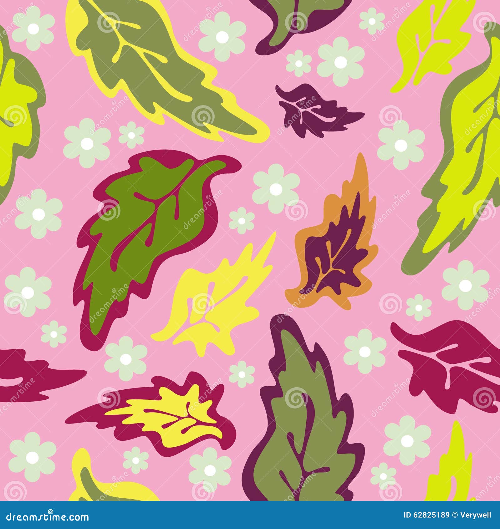 Vector Illustration Autumn Leaves Stock Vector Illustration Of
