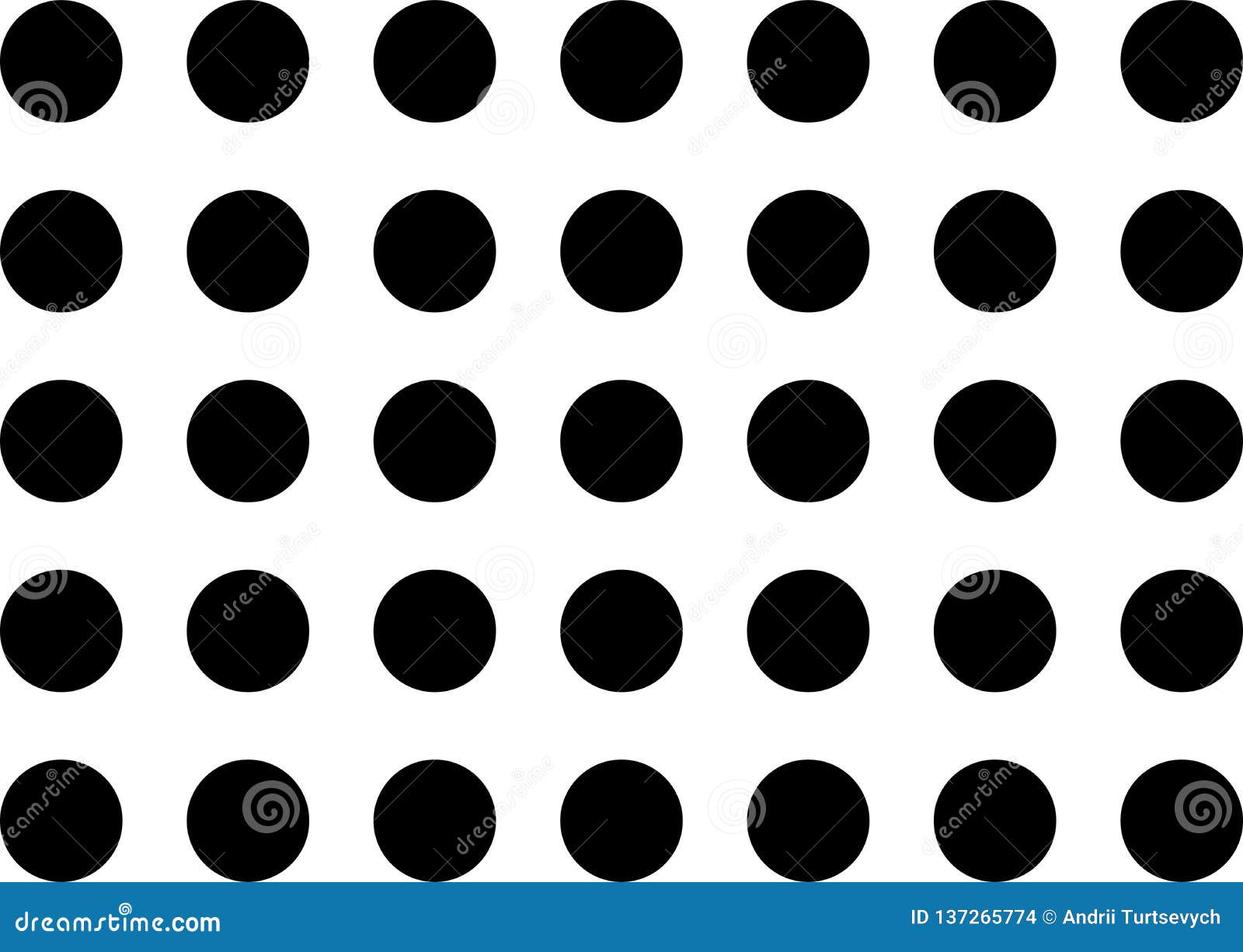 Vector Illustration of a Background with Black Dots Stock Illustration ...