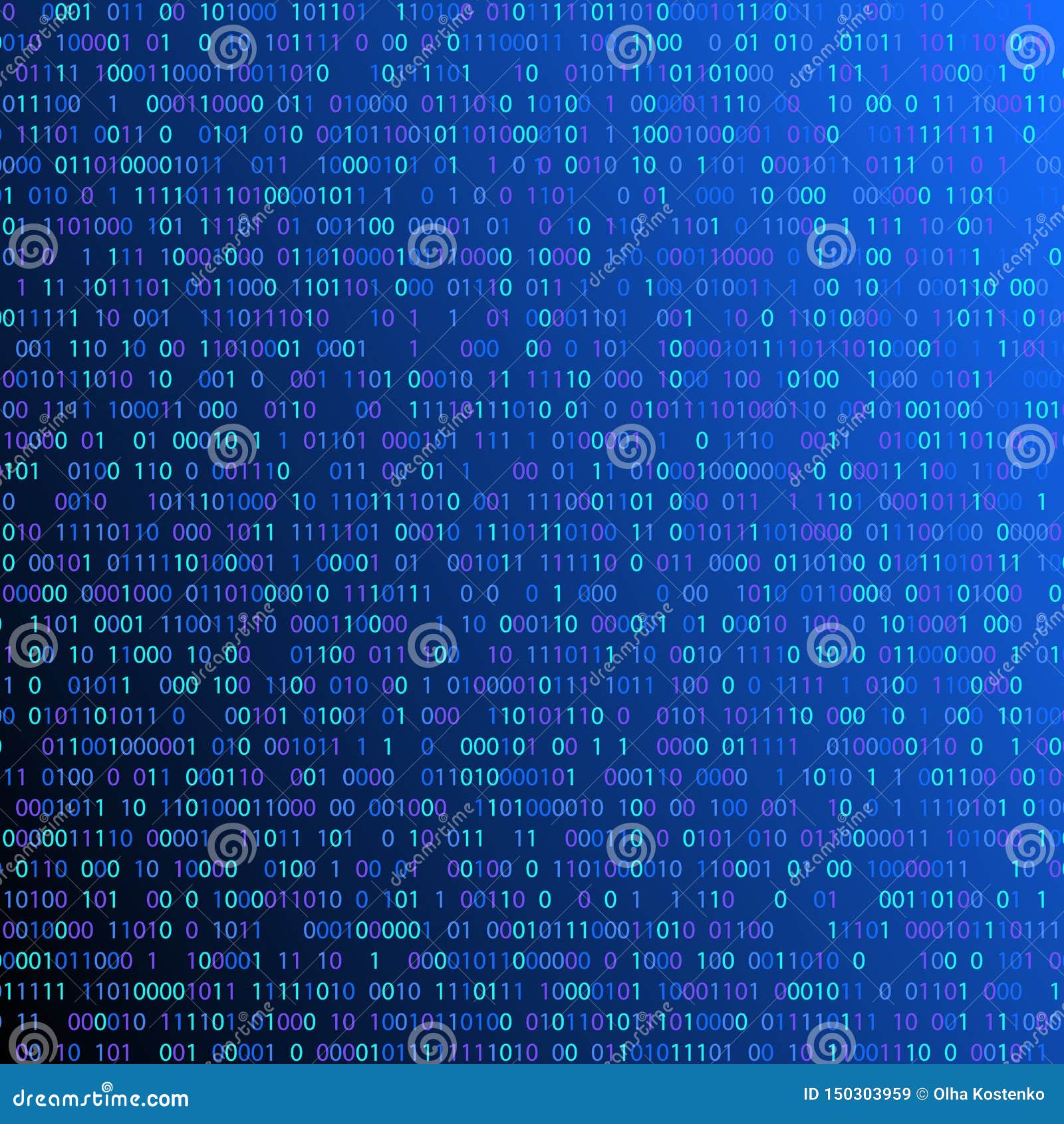 Background with Digital Elements Stock Vector - Illustration of digital ...