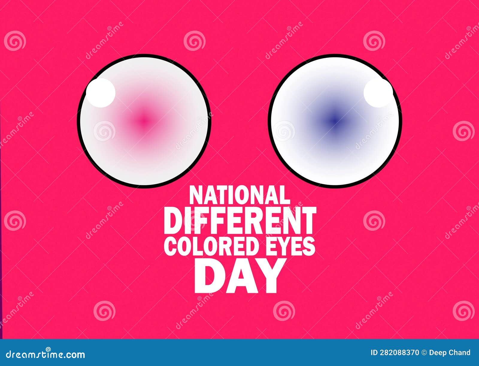 Vector Illustration of a Background for National Different Colored Eyes ...