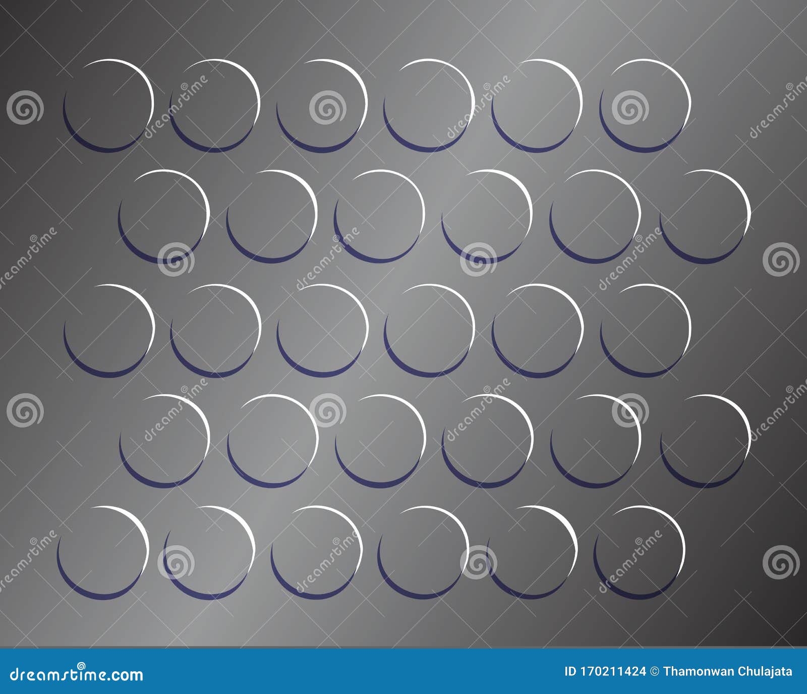 Background the Round Pattern Texture on the Rubber Mats Stock Vector ...