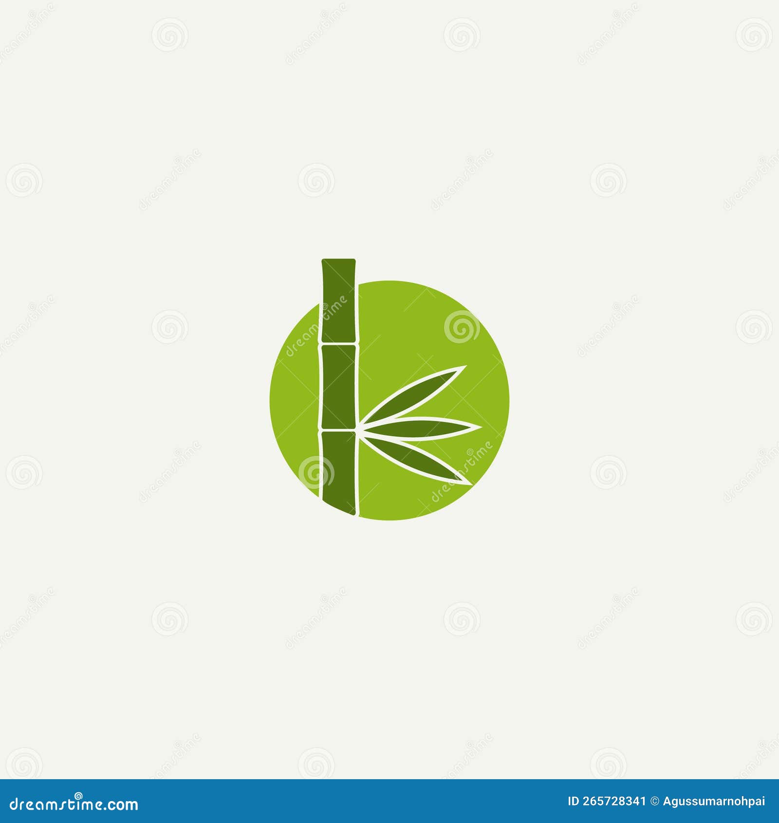 Vector Illustration of a Bamboo Tree for an Icon, Symbol or Logo Stock ...