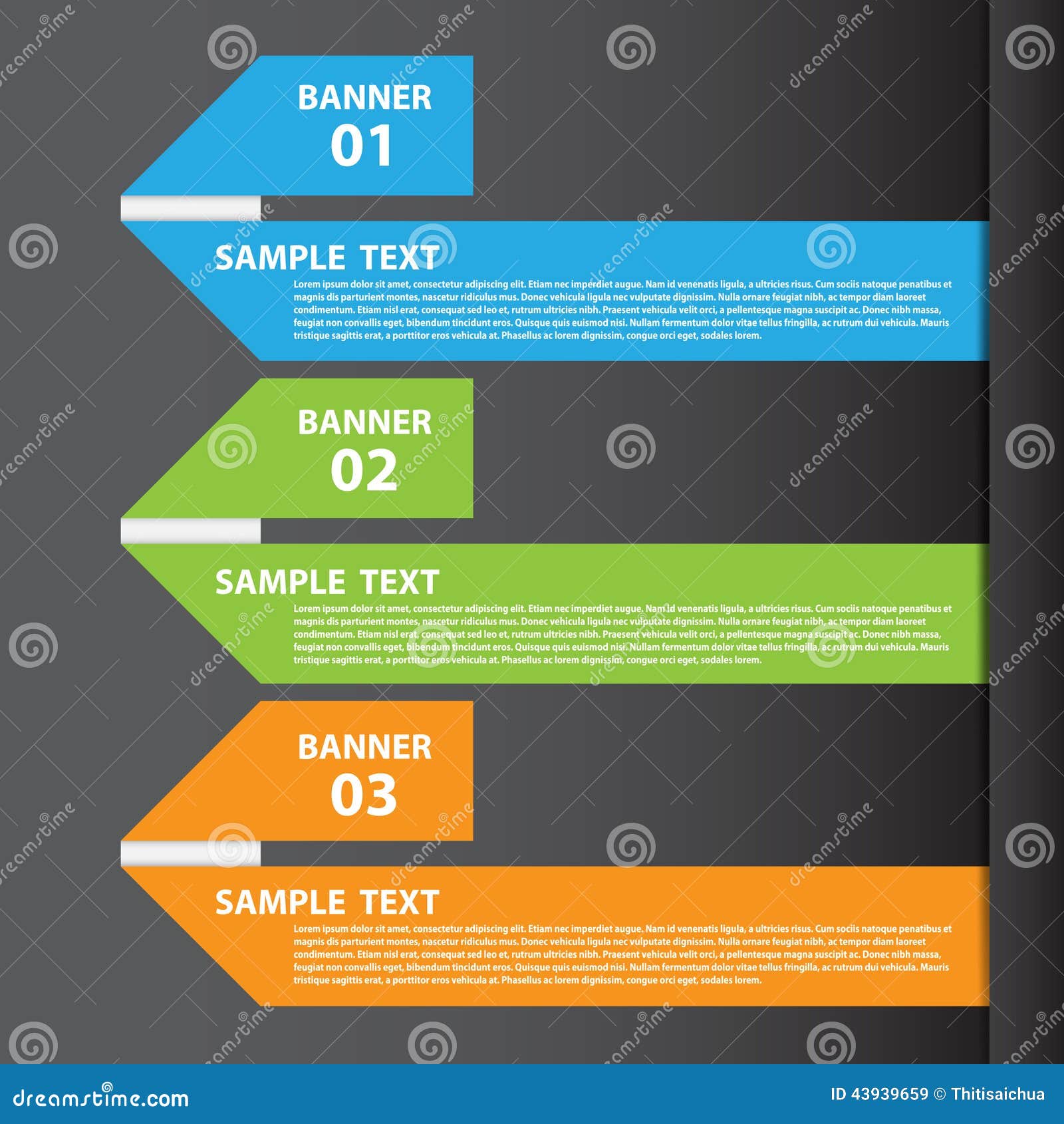 Vector Illustration Banner for Design and Creative Work Stock Vector ...