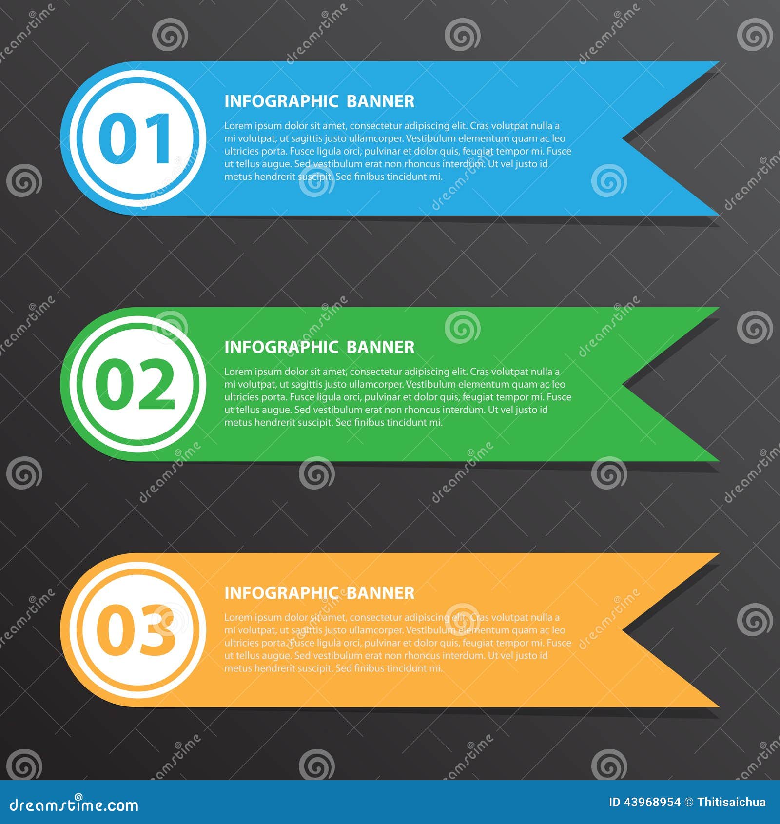 Vector Illustration Banner for Design and Creative Work Stock Vector ...