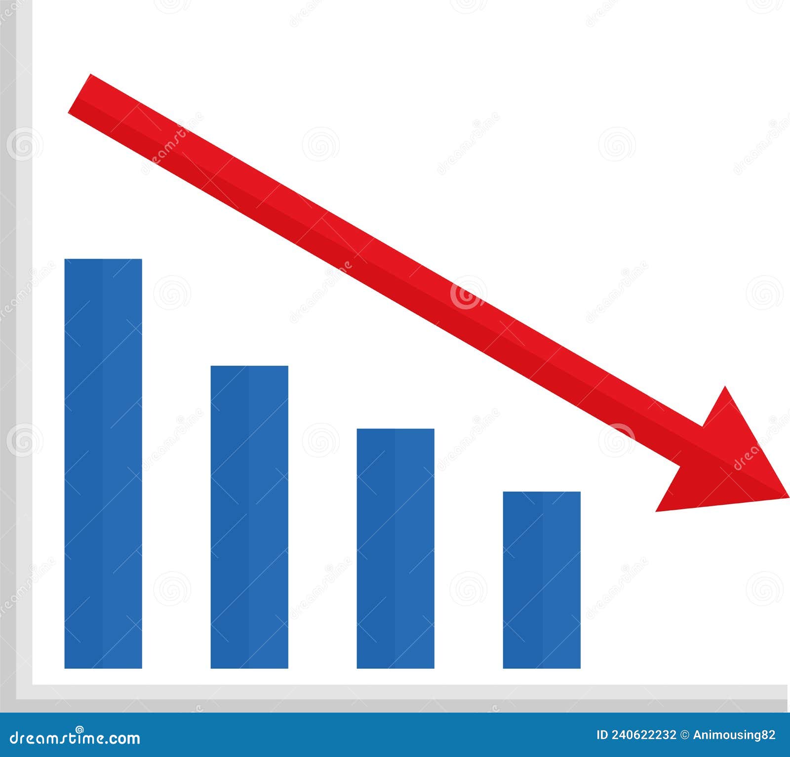 Vector Illustration Bar Graph Decreasing Stock Vector - Illustration of ... Vector Illustration Bar Graph Decreasing Stock Vector - Illustration of ...