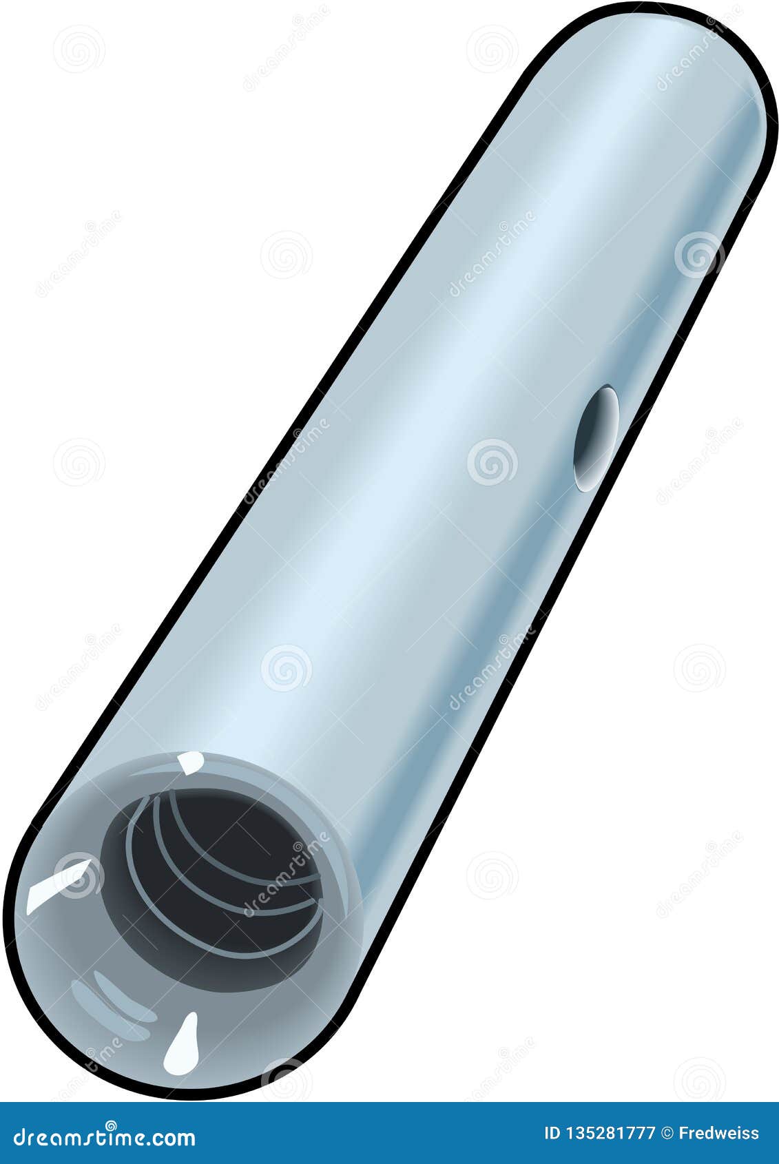 Bare Stop Connector Vector Illustration Stock Vector - Illustration of ...