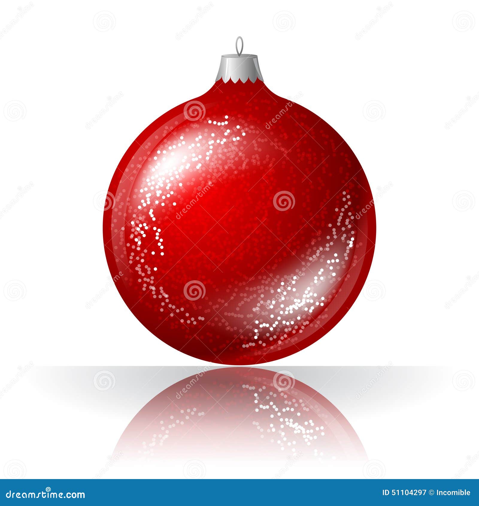 Vector Illustration of Beautiful Red Christmas Stock Vector ...