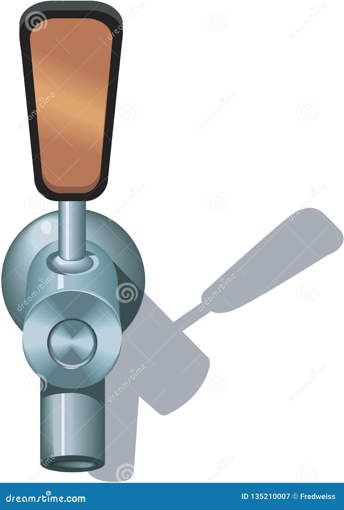 Beer Tap Vector Illustration Stock Vector - Illustration of container ...