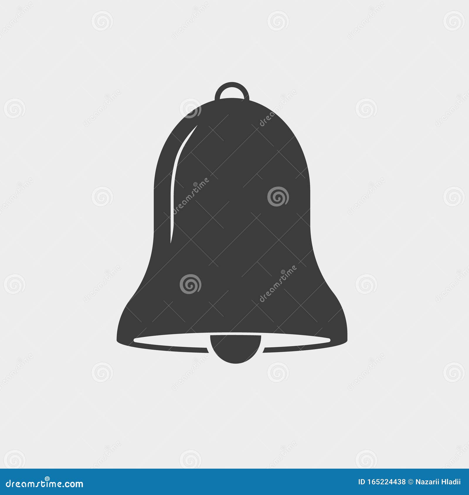 Vector Illustration of Bell Icon Symbol. Isolated. Stock Vector ...