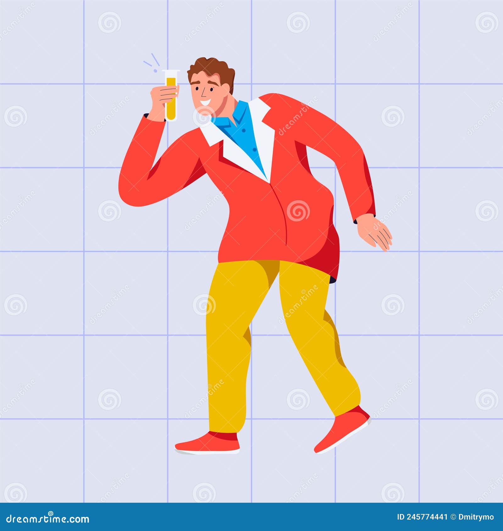 Vector Illustration of Biotech and Science Concepts. Character Design ...