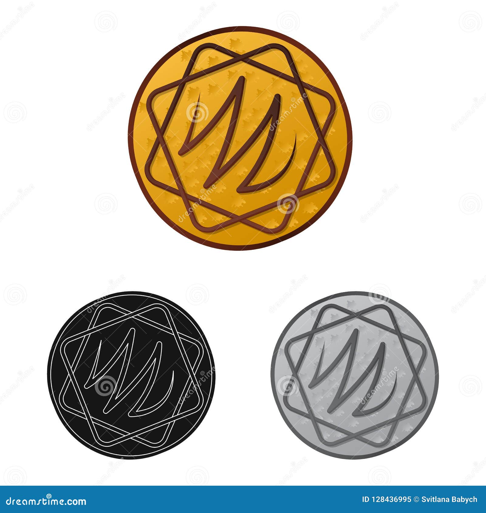 Vector Design of Biscuit and Bake Icon. Collection of Biscuit and ...