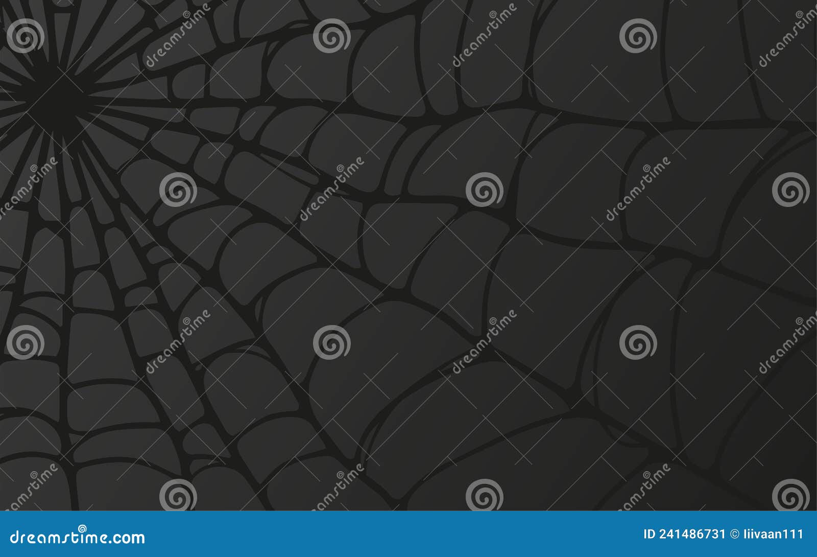 Black Background with Cobweb Pattern Stock Vector - Illustration of ...