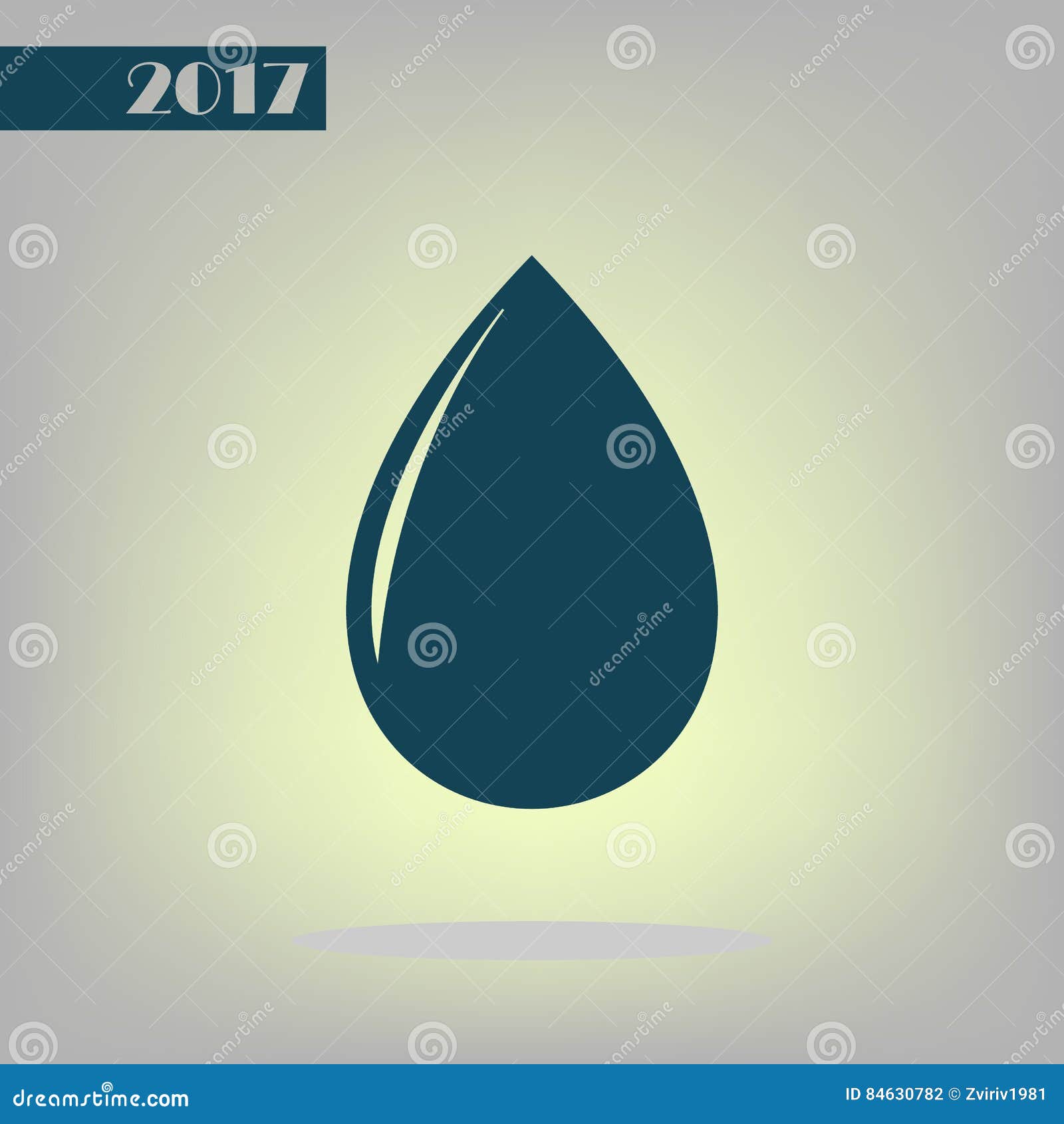 Vector Illustration of Black Drop Stock Illustration - Illustration of ...